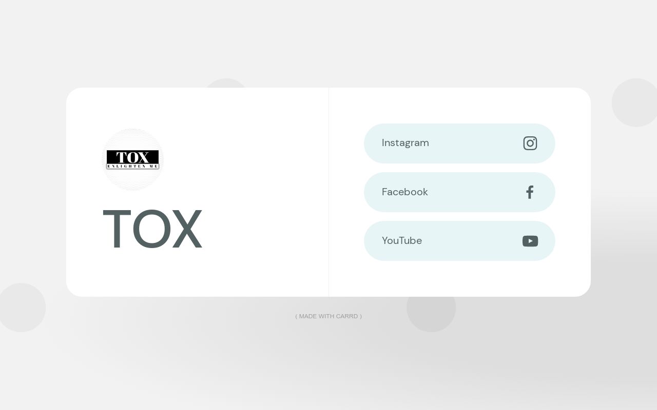 tox official media handle